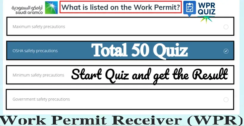 WPR Quiz | Aramco WPR Exam Preparation - WPR Quiz at wprquiz.com offers ...